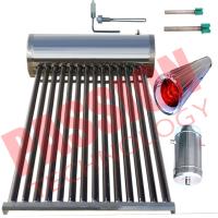 China 150L Stainless Steel Compact Non Pressurized Vacuum Tube Solar Water Heater For Shower Kitchen for sale