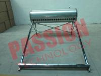 China Integrated Structure Vacuum Tube Solar Water Heater 300 Liter Aluminium Frame for sale