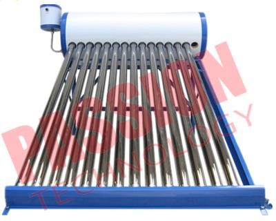 China 150L Rooftop Residential Solar Hot Water Heating Systems Non Pressurized  for sale