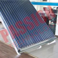 China 200L Capacity Vacuum Tube Solar Water Heater Portable Galvanized Steel Frame for sale