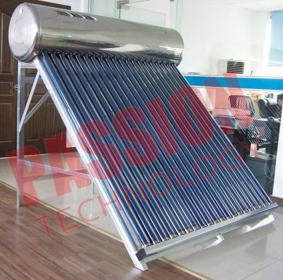 China 200L Capacity Vacuum Tube Solar Water Heater Portable Galvanized Steel Frame for sale