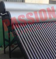 China Food Grade Vacuum Tube Solar Water Heater Portable With Painted Steel Shell for sale