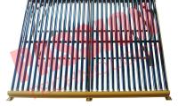 China Non Pressurized Thermal Solar Water Heater Vacuum Tube Enamel White Color for sale