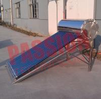 China 150L Vacuum Tube Solar Water Heater Non Pressurized With Special Absorptive Coating for sale