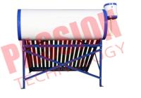 China White Color Vacuum Tube Solar Water Heater 150 Liter Galvanized Steel Frame for sale
