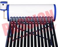 China White Color Vacuum Tube Solar Water Heater 150 Liter Galvanized Steel Frame for sale