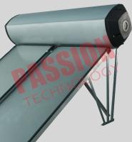 China Compact Swimming Pool Solar Water Heater Flat Plate Black Chrome Coating for sale