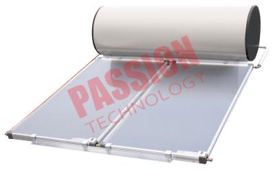China Blue Titanium Flat Plate Solar Water Heater Pressurized Copper Aluminum Material for sale