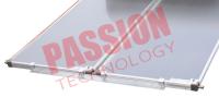 China Blue Titanium Flat Plate Solar Water Heater Pressurized Copper Aluminum Material for sale