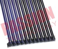 China Pitched Roof Heat Pipe Solar Collector Adjustable Aluminium Frame  1-4 M2 for sale