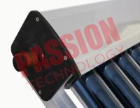 China 15 Tubes Pressurized Solar Collector , Solar Heat Pipe Collector For Hotel for sale