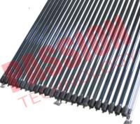 China 45 Degree Heat Pipe Solar Collector With Stainless Bolts Silver Manifold Color for sale