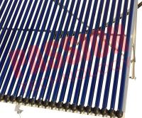 China Wall Mounted Heat Pipe Vacuum Tube Solar Collector Aluminum Alloy Material for sale