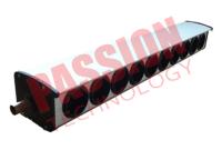 China Silver Coating Heat Pipe Solar Collector 15 Tube Rockwool Polyurethane Insulation for sale