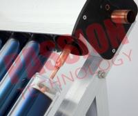 China Silver Coating Heat Pipe Solar Collector 15 Tube Rockwool Polyurethane Insulation for sale