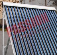 China Convenient Install Heat Pipe Solar Collector With Reflectors 24mm Condenser for sale