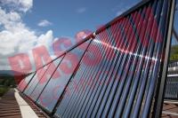 China 18 Tubes Copper Heat Pipe Solar Collector for sale