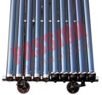 China Multi Function Solar Thermal Collectors , 10 Tube Solar Collector Flat Roof Installation for sale