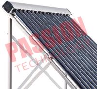 China Compact Thermal Solar Collector Inclined Installation Roof 24mm Condenser Copper for sale