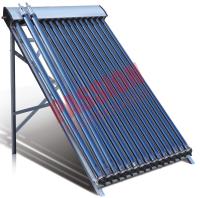 China 20 Tubes Heat Pipe Thermal Solar Collector Flat Roof Assembly For Room Heating  for sale