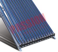 China 20 Tubes Heat Pipe Thermal Solar Collector Flat Roof Assembly For Room Heating  for sale