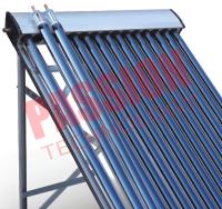 China 20 Tubes Heat Pipe Thermal Solar Collector Flat Roof Assembly For Room Heating  for sale