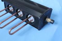 China Black Coating 10 Tube Solar Collector , U Pipe Solar Water Collector for sale