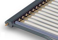 China 20 Tubes U Pipe Solar Collector For House Black Manifold Wind Resistance for sale