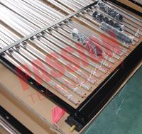 China CE Approved U Pipe Vacuum Tube Solar Collector Rooftop Flat Roof Assembly for sale