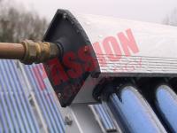 China Multi Function U Pipe Solar Hot Water Collector For Low Temperature Area 18 Tubes for sale