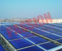 China 50 Tubes Vacuum Tube Solar Collector Stainless Steel Manifold For Project for sale