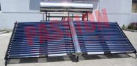 China 1000L Stainless Steel Solar Water Heater Evacuated Tube Collector With Feeding Tank for sale