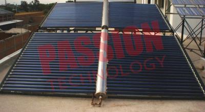 China 100 Tubes Vacuum Tube Solar Collector Open Loop Circulation Corrosion Resistance for sale