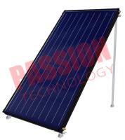 China Blue Film Absorber Coating Solar Flat Plate Collector Black Frame Color for sale