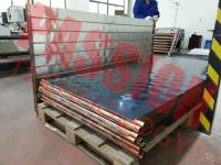 China Flat Panel Thermal Solar Collector Low Iron Tempered Woven Glass Material for sale