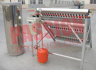 China Slant Roof Split Solar Water Heater System Double Stainless Steel Coils for sale