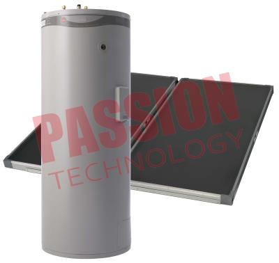 China No Leakage Split Solar Water Heater Low Iron Tempered Woven Glass Material 400L for sale