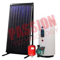 China High Performance Split Solar Water Heater Flat Plate For Heating Black Chrome for sale