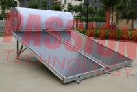 China 150L Solar Panel Hot Water Heater , Solar Assisted Water Heater Blue Titanium for sale