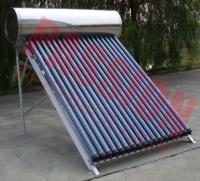 China Simple Structure Heat Pipe Solar Water Heater With Copper Heat Tube 6 Bar for sale