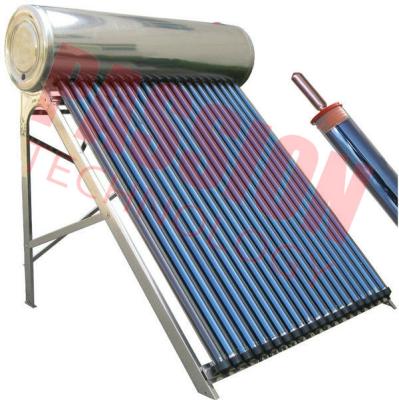 China High Pressure Roof Mounted Solar Water Heater With Electric Backup 200L Capacity for sale