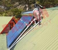 China Indirect Loop Solar Power Hot Water System , Roof Mounted Solar Water Heater Pipes for sale