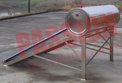 China Food Grade Vacuum Tube Solar Water Heater Portable With Painted Steel Shell for sale