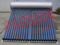 China Household Heat Pipe Solar Water Heater 200 Liter High Density Insulation for sale