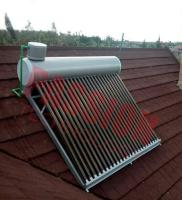 China CE Approved Vacuum Tube Solar Water Heater Open Loop with Assistant Tank for sale