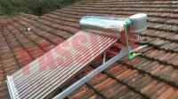 China CE Approved Vacuum Tube Solar Water Heater Open Loop with Assistant Tank for sale