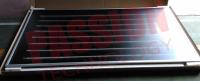China Natural Circulation Blue Titanium Flat Panel Solar Collector With Copper Connector for sale