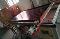 China 2.5 Sqm Ultrasonic Welding  Flat Plate Solar Collector Blue Titanium Coating 2000*1250*80mm for sale