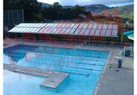 China Evacuated Tube Solar Collectors Non Pressure Heat Pipe Double Side For Swimming Pool Heating for sale