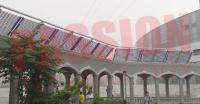 China Three Target Vacuum Tube Solar Collector Large Heating Project Hotel Solar Heating System for sale